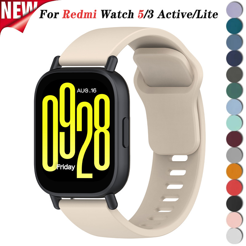 Silicone Strap for Redmi Watch 5 Active 5 Lite 22mm Bracelet for Xiaomi ...