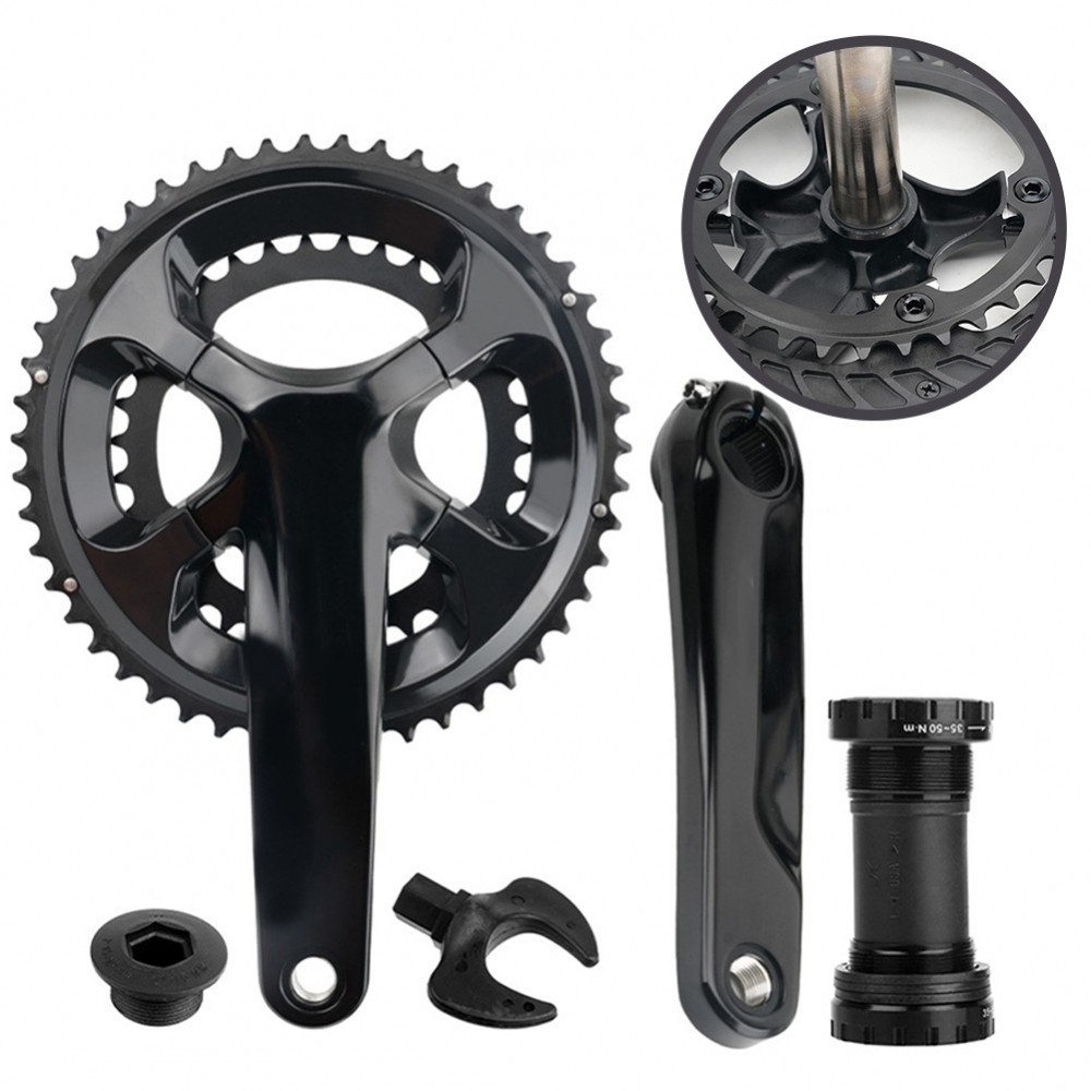Bicycle Crank Set Lightweight Design AL6061 Material Compatible Systems | Shopee Philippines