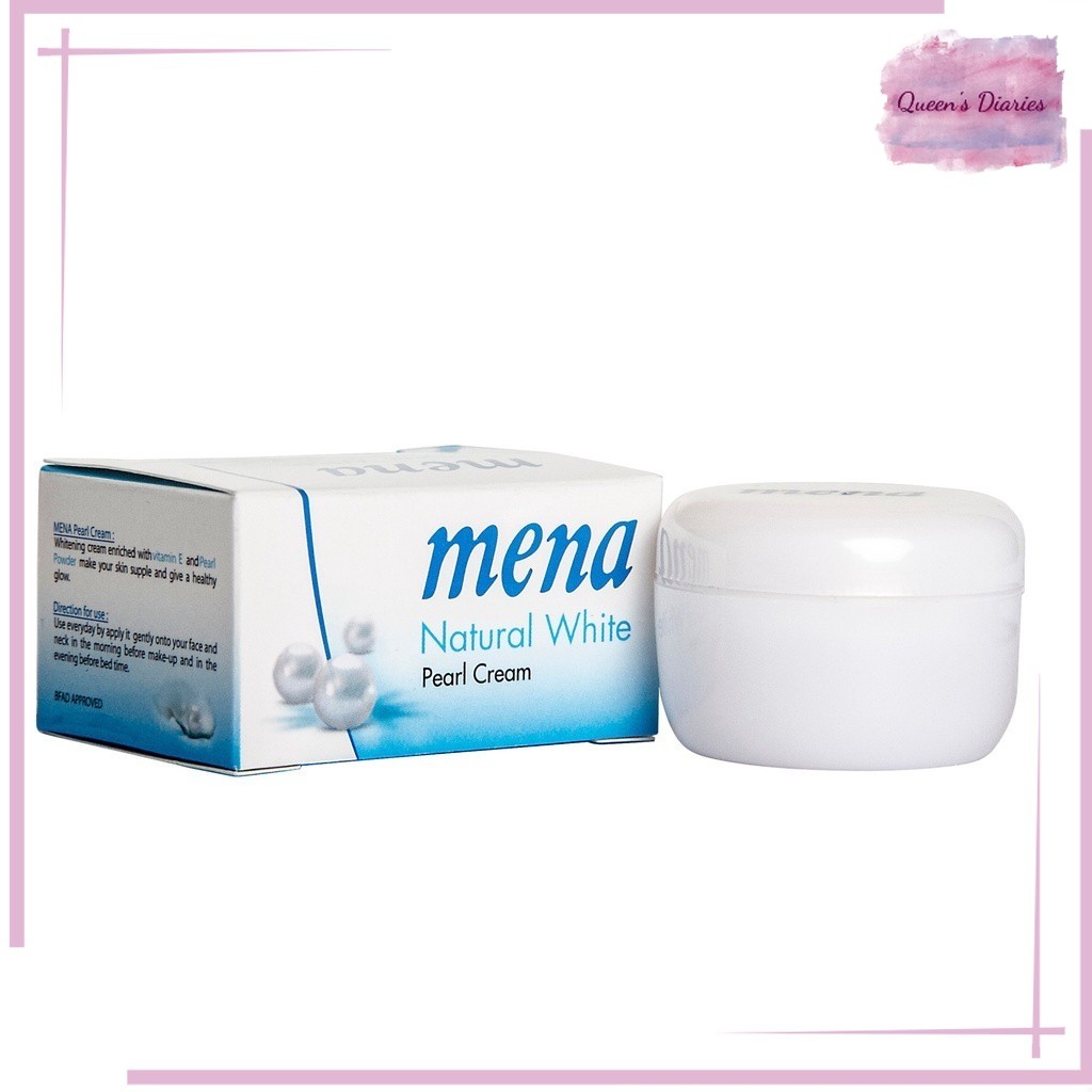Mena Natural White Pearl Cream 3g (Blue) | Shopee Philippines