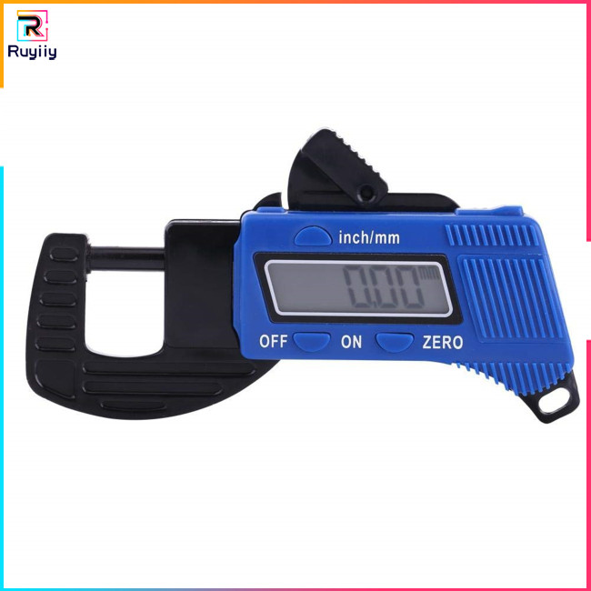 1 Day shipping！ 0-12.7MM Digital Thickness Caliper Micrometer Gauge ...