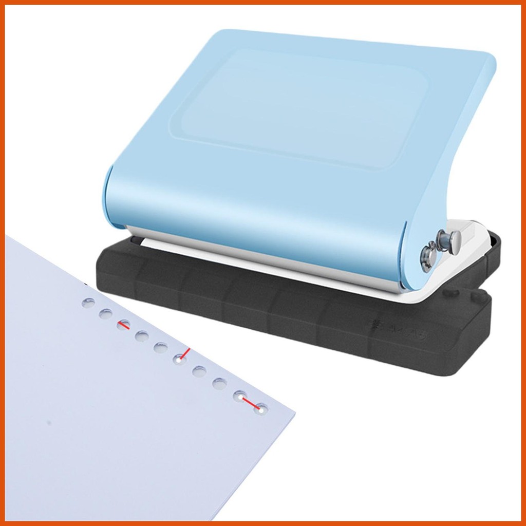 Metal Paper Puncher Paper Binder Punch with 10 Holes Portable Metal ...