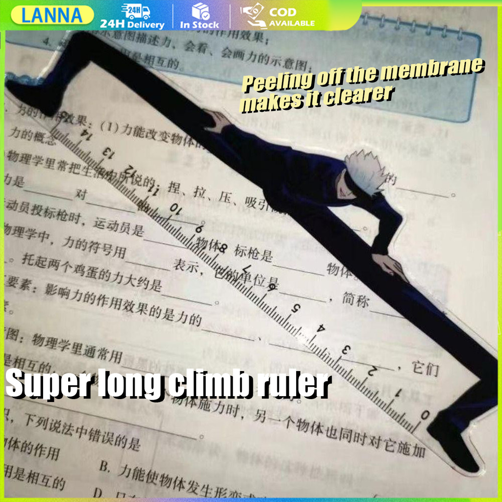 The Shop Is In Thailand. Ruler Anime GojoSatoru Size 15cm.stationery ...