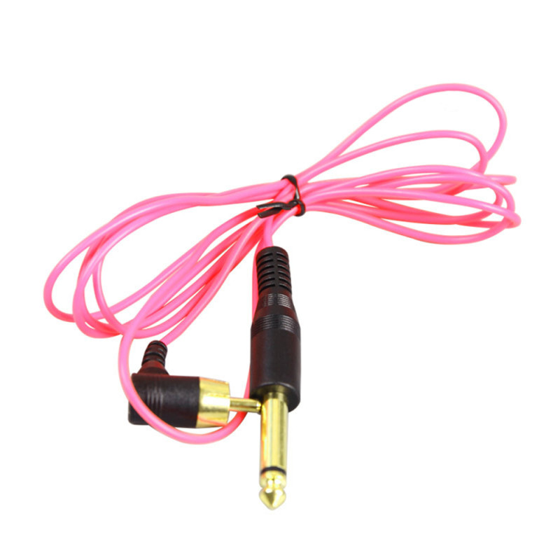 GG+Right Angle Tattoo Clip Cord RCA Cable Line Connector Tattoo Machine ...