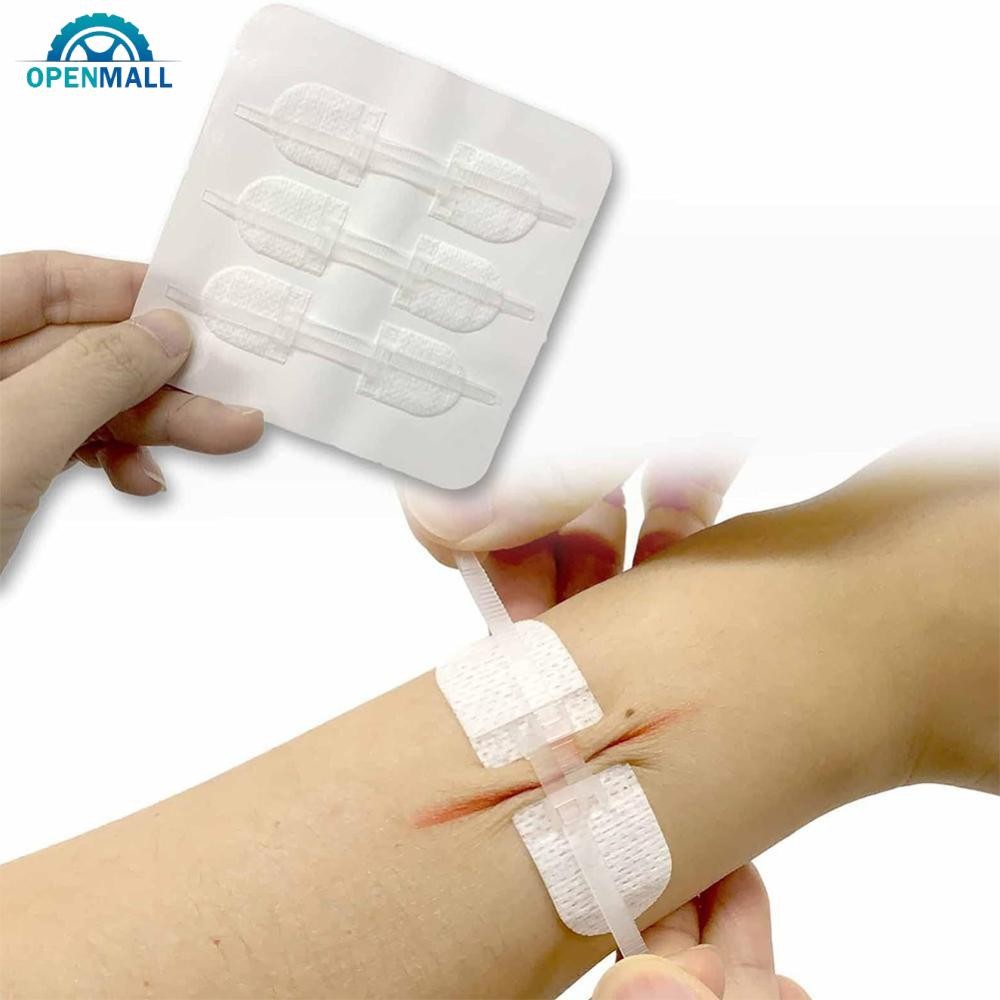OPENMALL 3Pcs/set Band-Aid Zipper Tie Wound Closure Patch Hemostatic ...