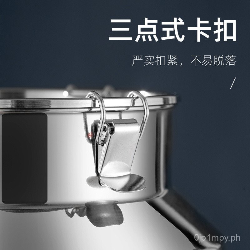 Thick Stainless Steel Sealed Barrel Buckle Milk Wine Barrel Storage ...