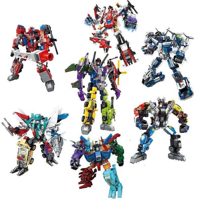 Enlightenment Building Blocks Superset Transformation Combination Robot ...