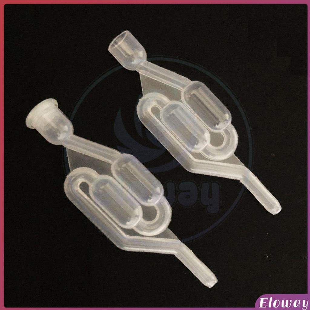 ELY Wine Fermentation Airlock Valve Plastic One-Way Exhaust Seal Beer ...