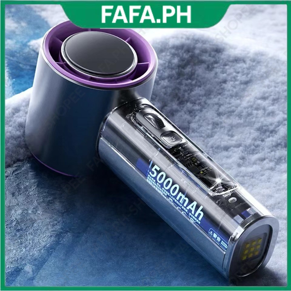 N100 Turbo Fan Aromatheraphy Rechargeable Fan 1~100 Speed Gears High ...