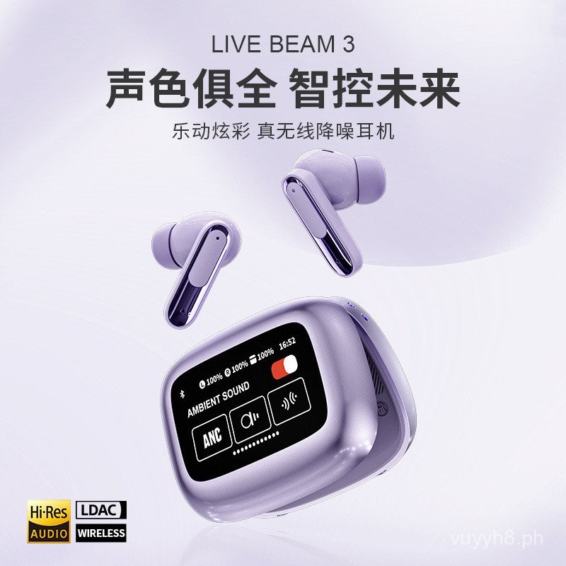 New Display Bluetooth Headset A9pro Noise Reduction with Screen ANC ...