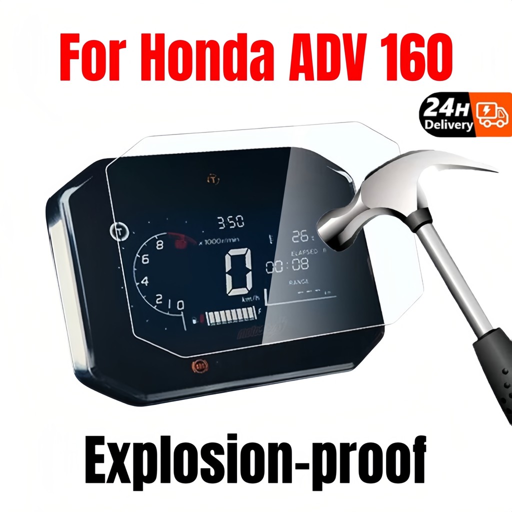 Motorcycle Protector Screen Film For Honda Adv 160 Accessories 2 Pcs ...