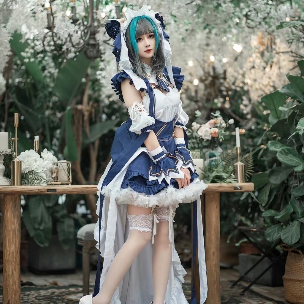 Azur Lane Cheshire cos Clothing Heavy Cruiser cosplay Costume Set ...