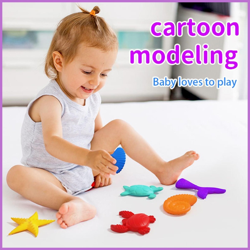 Animal Fidget Toys Silicone Sea Animal Fidget Toys Colorful Fidget Toys ...