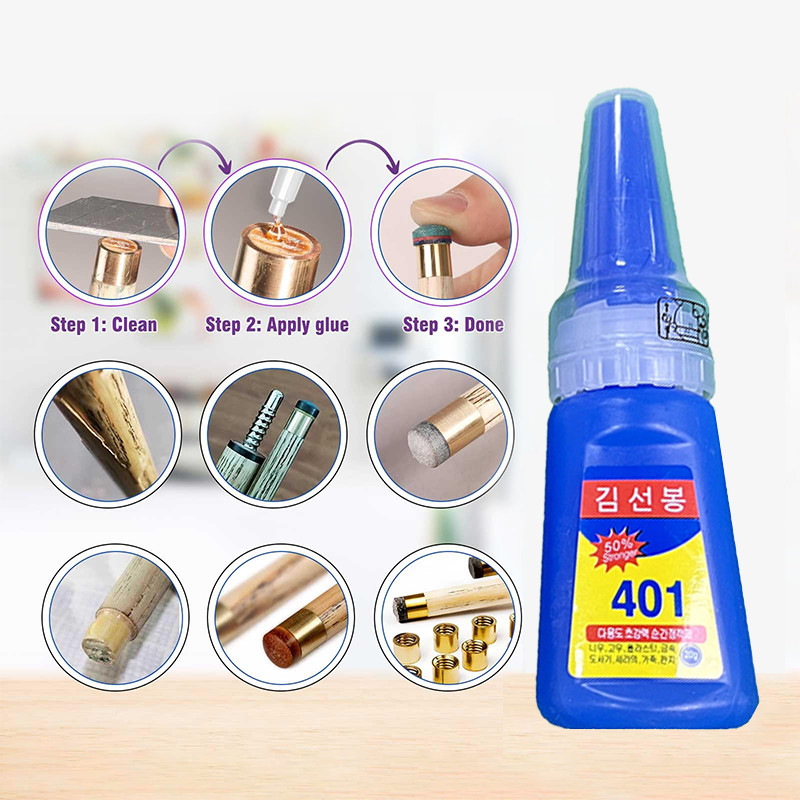 20g Cue Tips Glue Billiard Cue Tip Glue Contact Adhesive Super Glue for ...