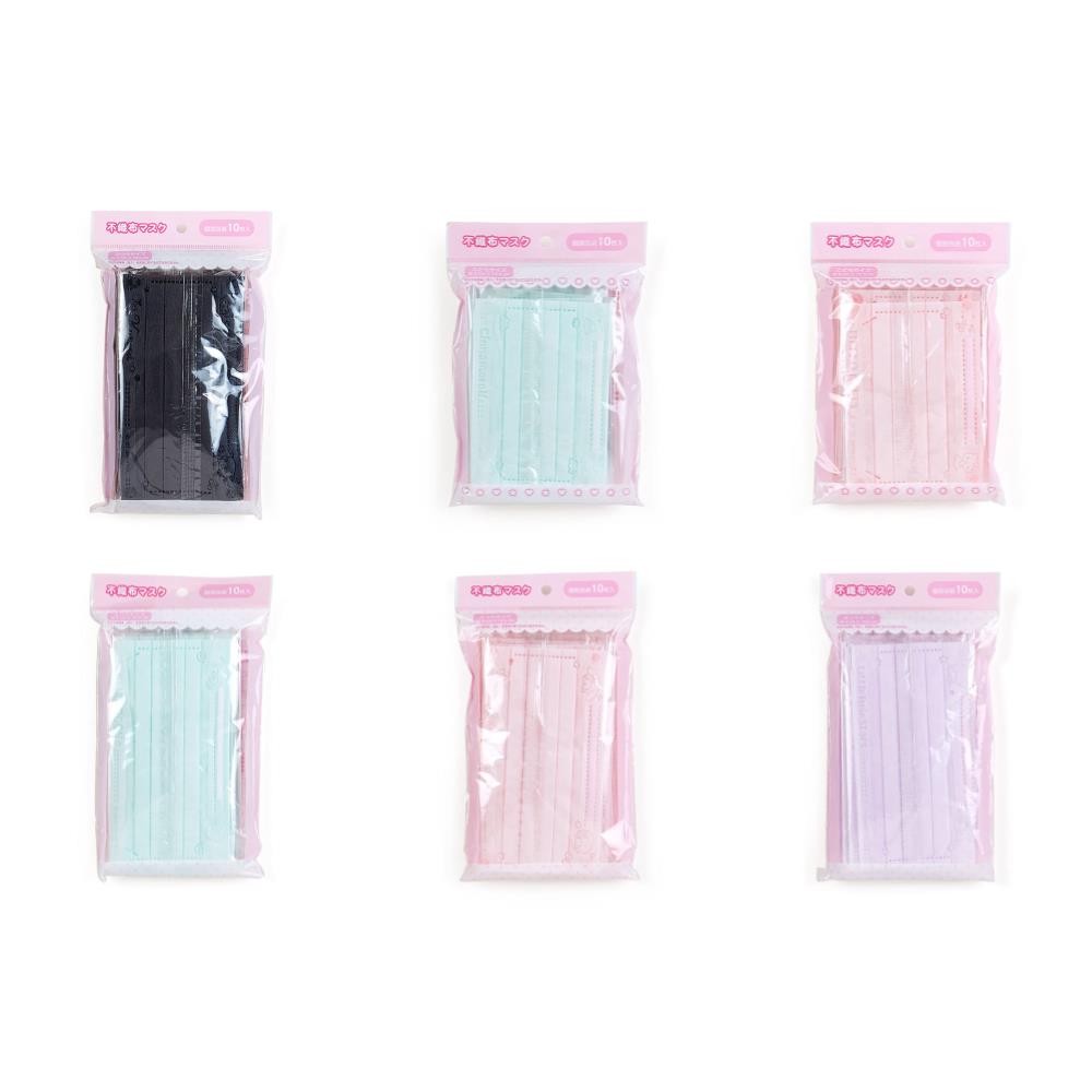 Sanrio Mask Non-woven Fabric 3D Adult Pink 10 Pieces My Melody Pleated ...