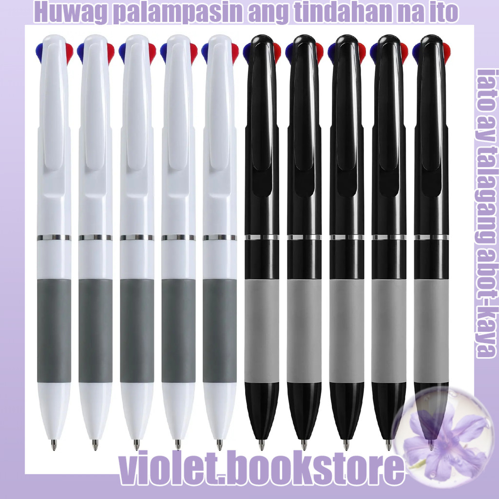 3-in-1 Multicolor Ballpoint Pen 3-Color Ball Pen Black Blue Red Pens ...