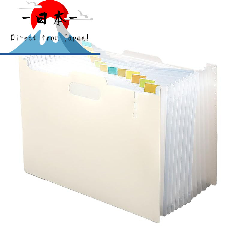 [Direct from Japan] LOYELEY A4 Document Stand with 13 Pockets - Thickened Foam PP Carrying Case ...