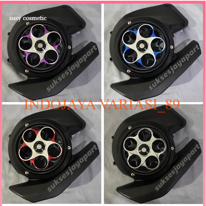 FULL CNC SPINNER FAN COVER IMPORTED PREMIUM FAZZIO FILANO MIO GEAR125 ...