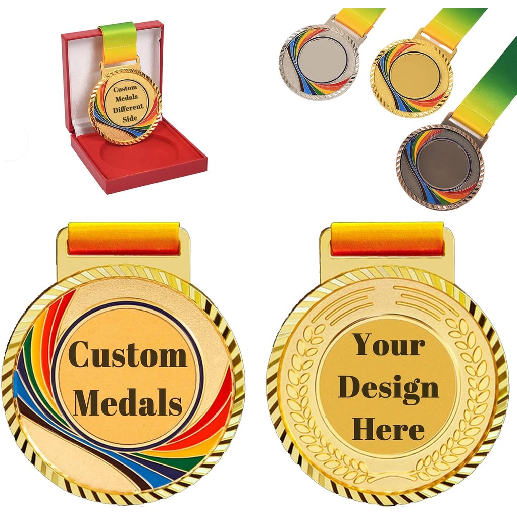 Custom Medals Personalized Medals Awards with Your Text/Logo for School ...