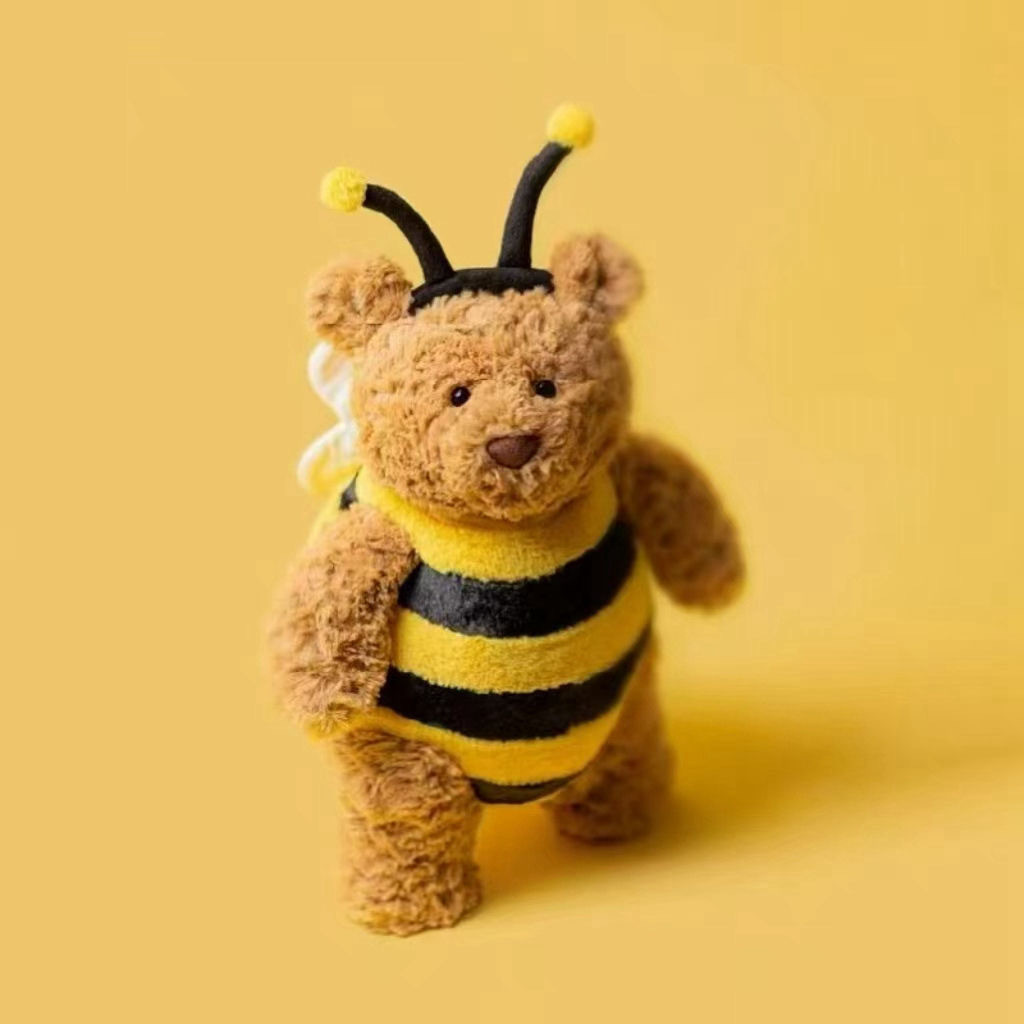 Same Style jellCAT2025British Barcelona Bear Bumblebee Bear Doll ...