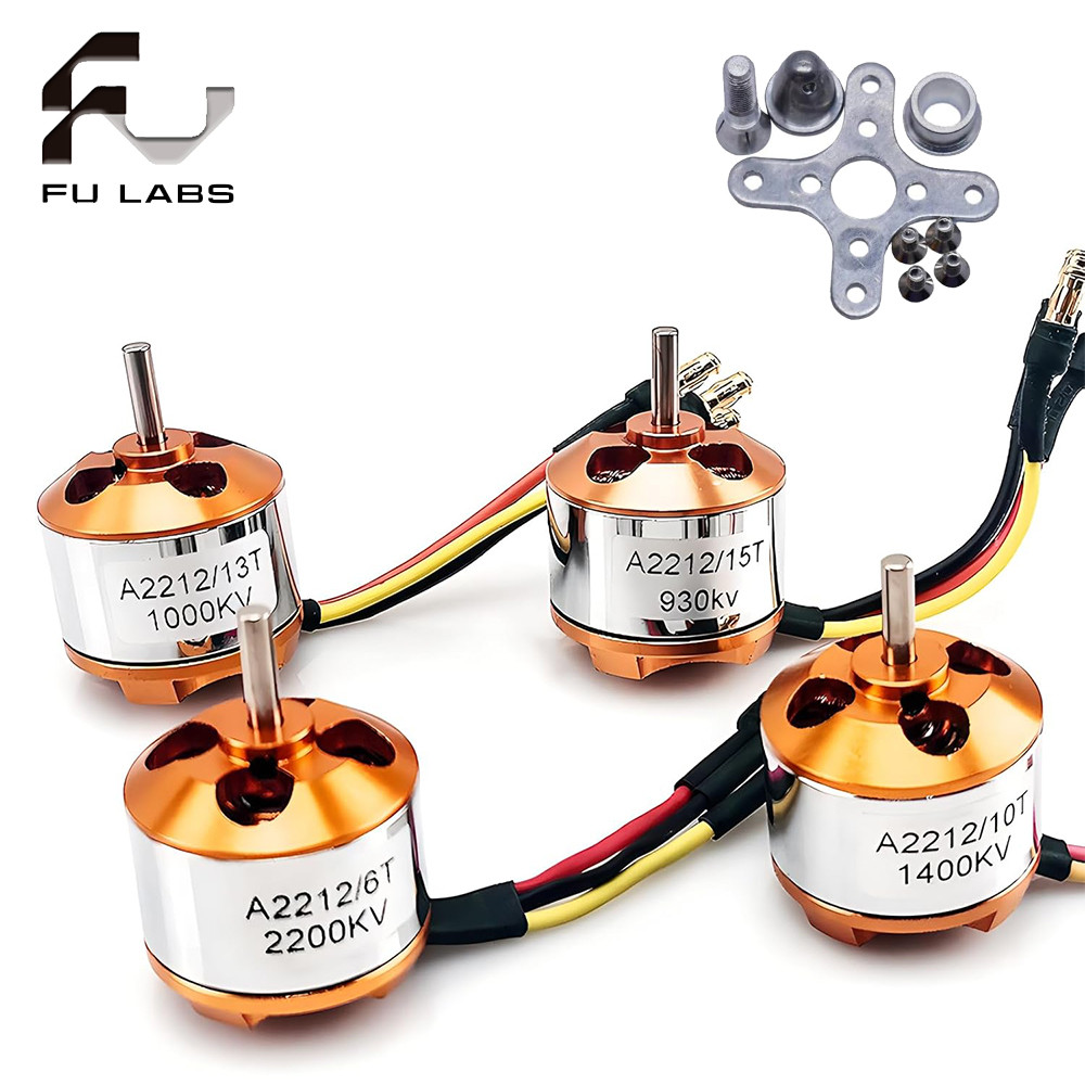 A2212 Brushless Motor 930KV 1000KV/1200KV/1400KV/1800KV/2200KV/2450KV ...