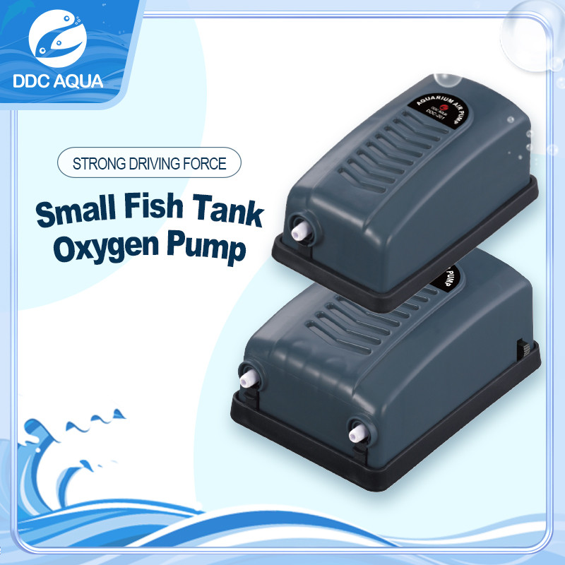 【DDC AQUA】60HZ Aquarium Single Double Air Pump Oxygen 2.5 Watts 5 Watts | Shopee Philippines