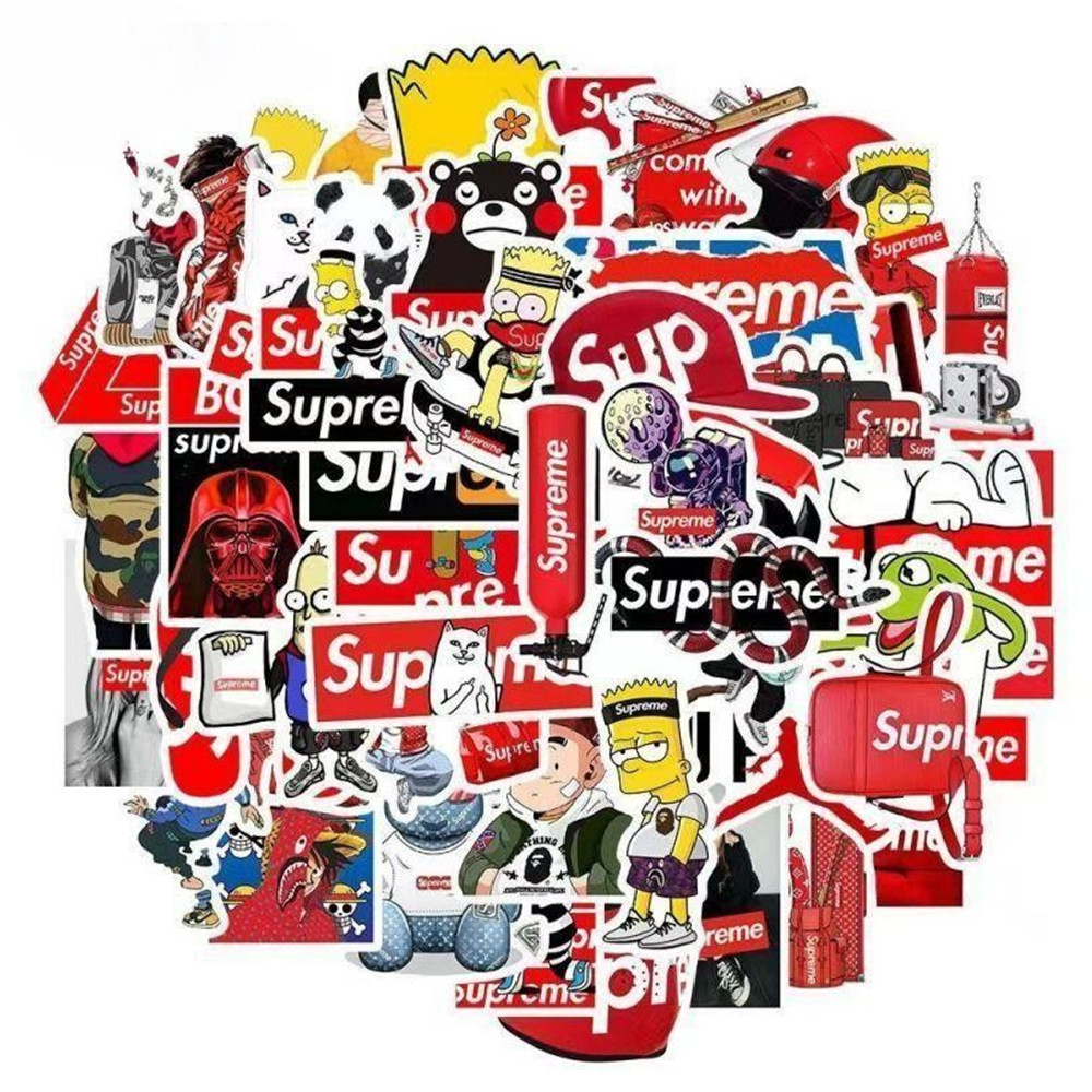 50pcs Cool Stickers Fashion Stickers for Laptop Computer Skateboard ...