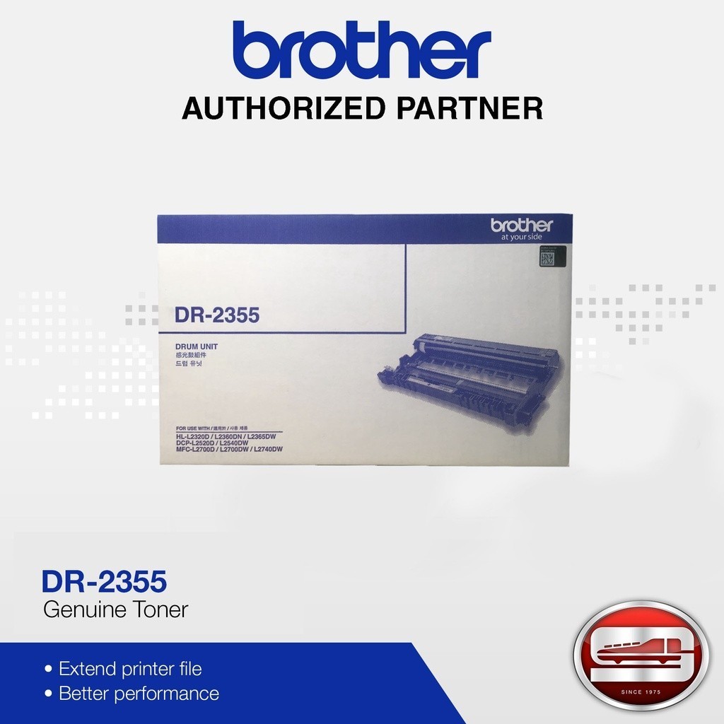 Brother DR-2355 Drum for HL-L2365DW, DCP-L2540DW, MFC-L2700D, MFC ...