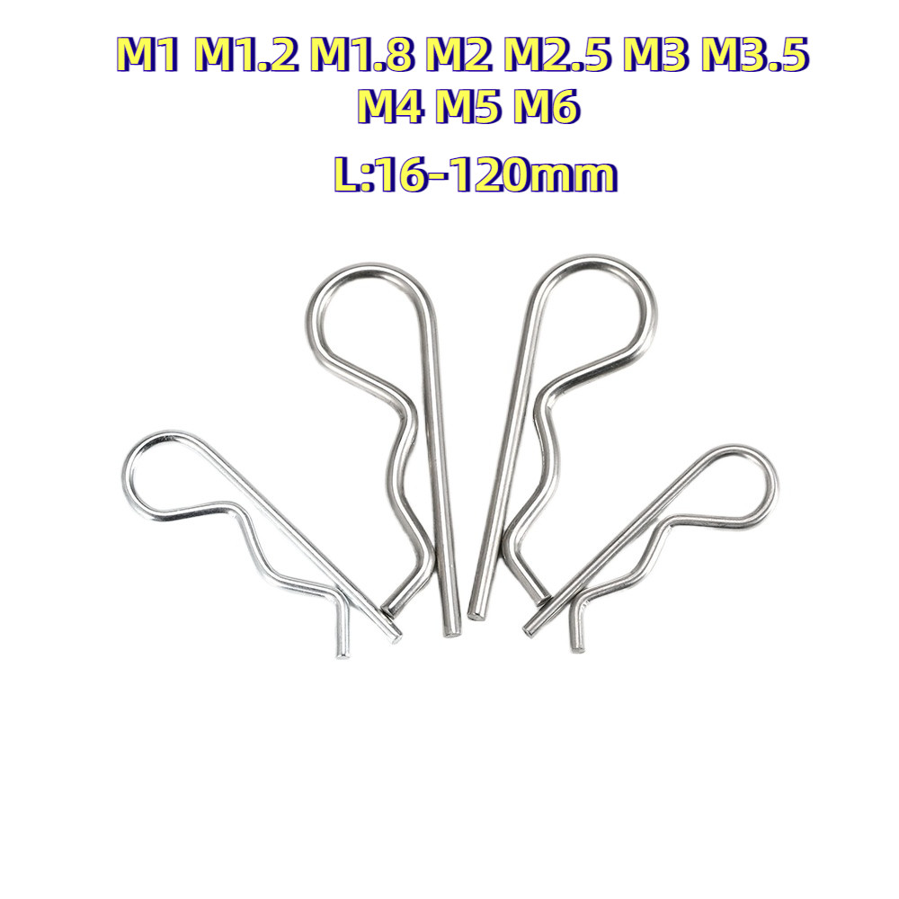 [FGH-X1] R Type Pin Spring Cotter Pin Wave B Type Cotter Pin Hair Clip ...