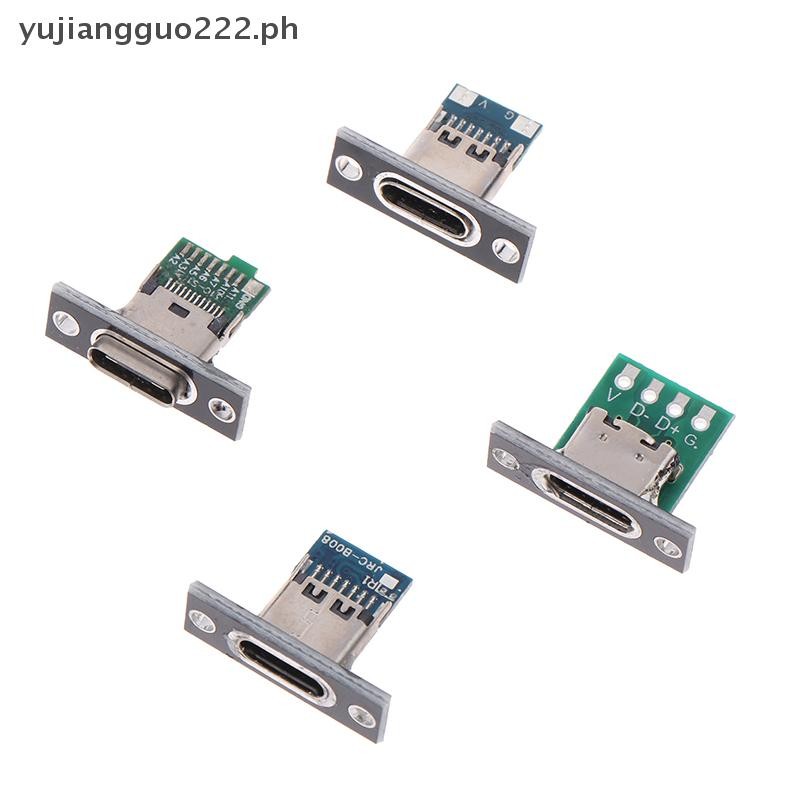 # NEW # Charging Port USB Type C Socket Connector 2Pin 2P 4P Waterproof ...