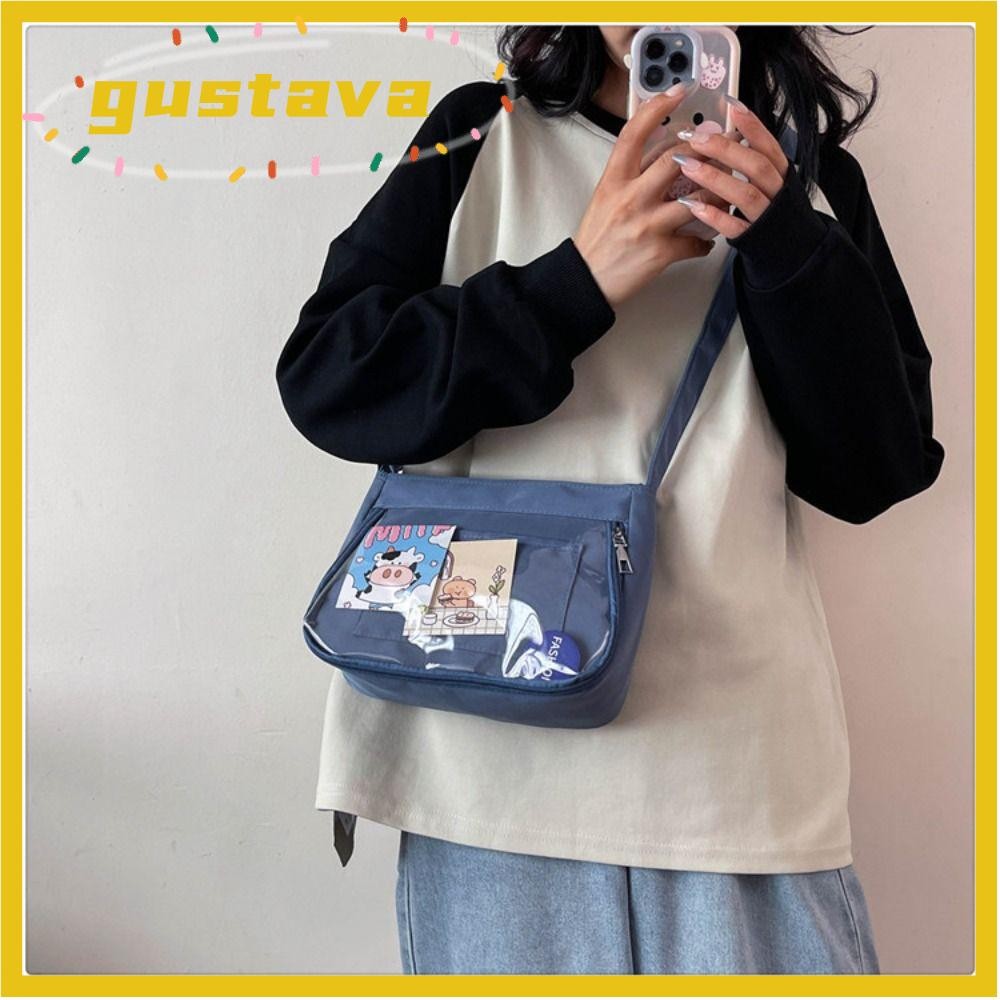 GUSTAVA Crossbody Shoulder Bag, PVC Pocket Transparent Transparent ...
