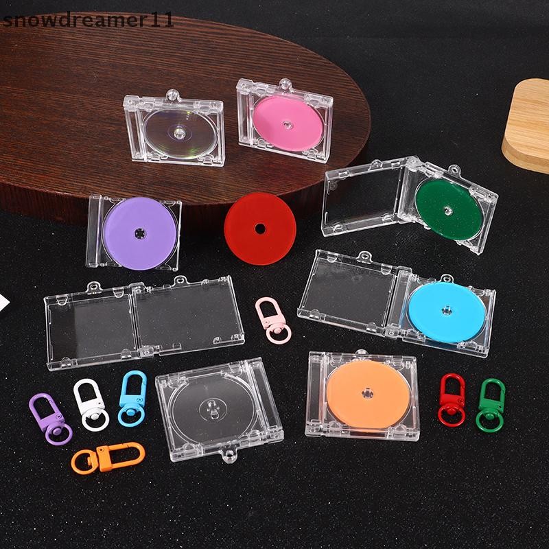 Snph Blank Album CD Case Keychain Pendant Mini CD Player Keyring ...
