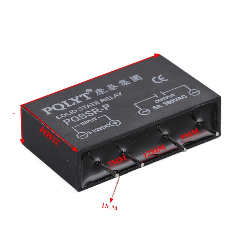 一Welded small solid state relay PQSSR-P-DA (5A) SSR JGX-3F JGX-5F PCB ...