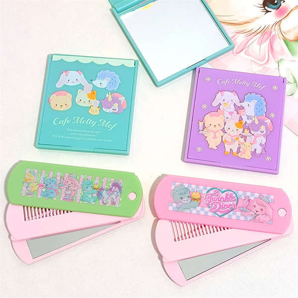 comb with mirror comb with mirror aesthetic vanity mirror Japanese ...