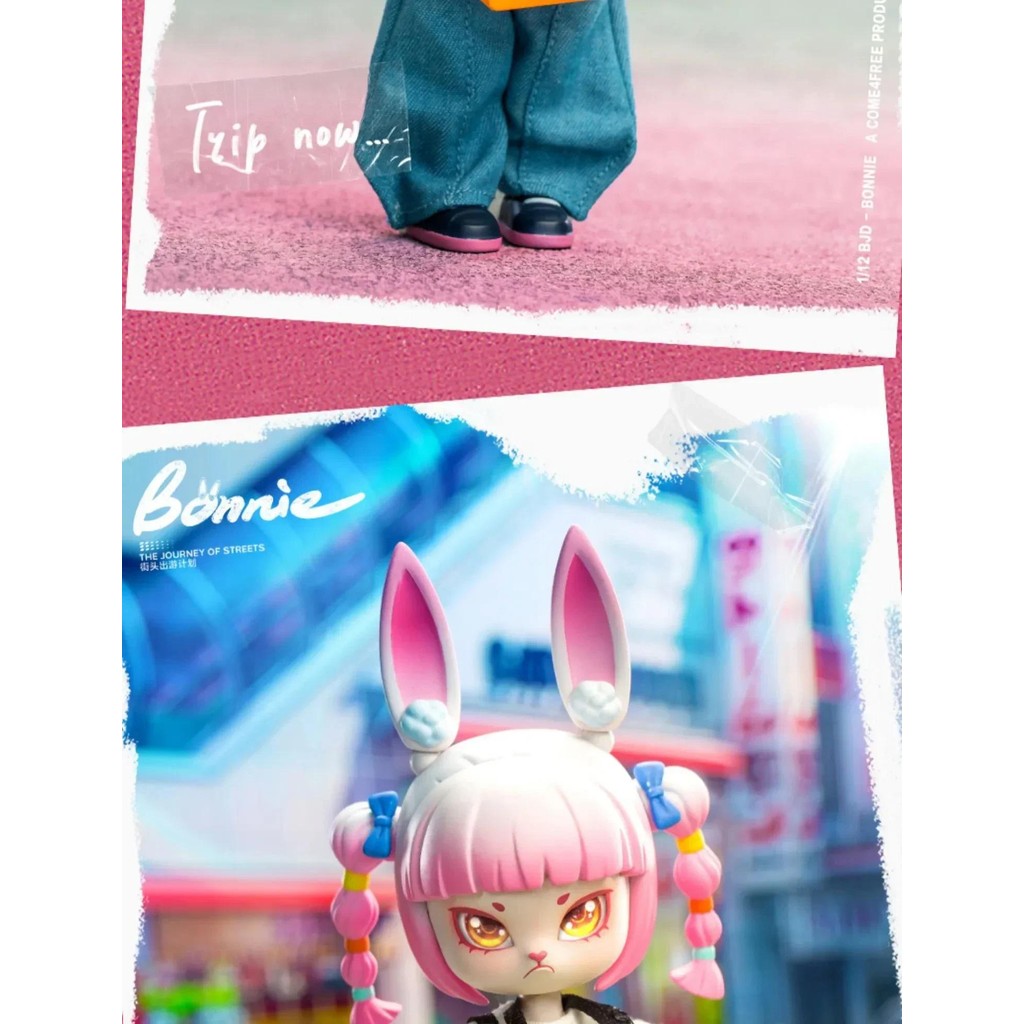 Bonnie Blind Box Cute Bunny Obtisu11 Bjd Body 1/12 Bjd Dolls Blind Box ...