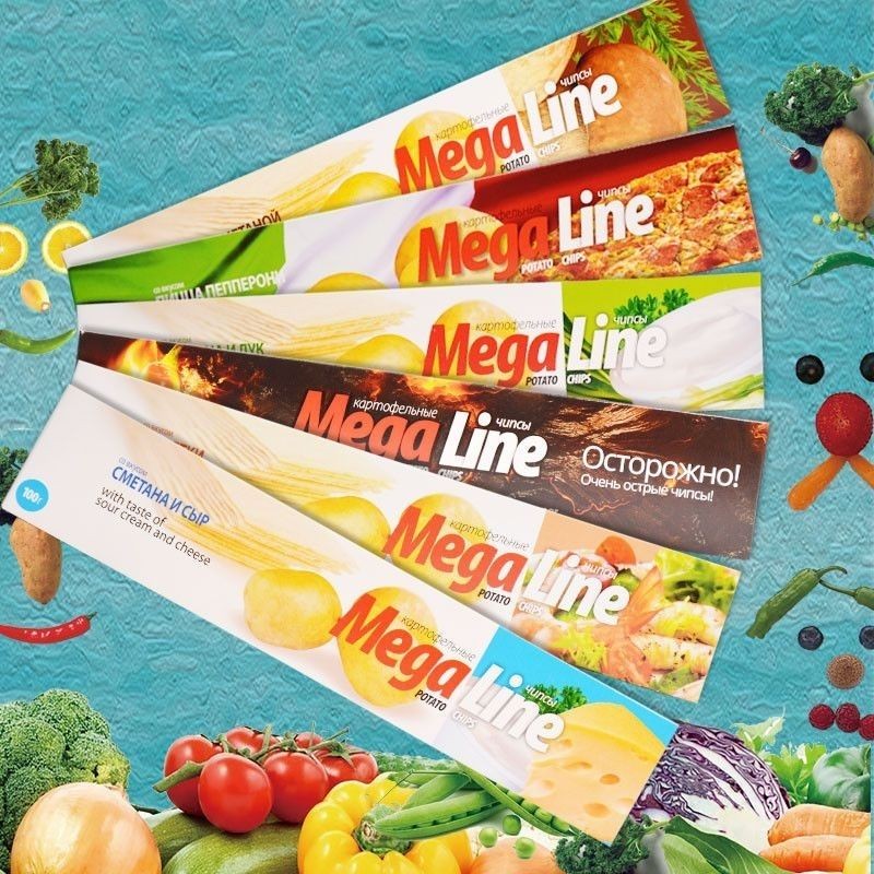 Ru Russian Potato Chips Imported Maca Potato Chips Snacks Rectangular ...