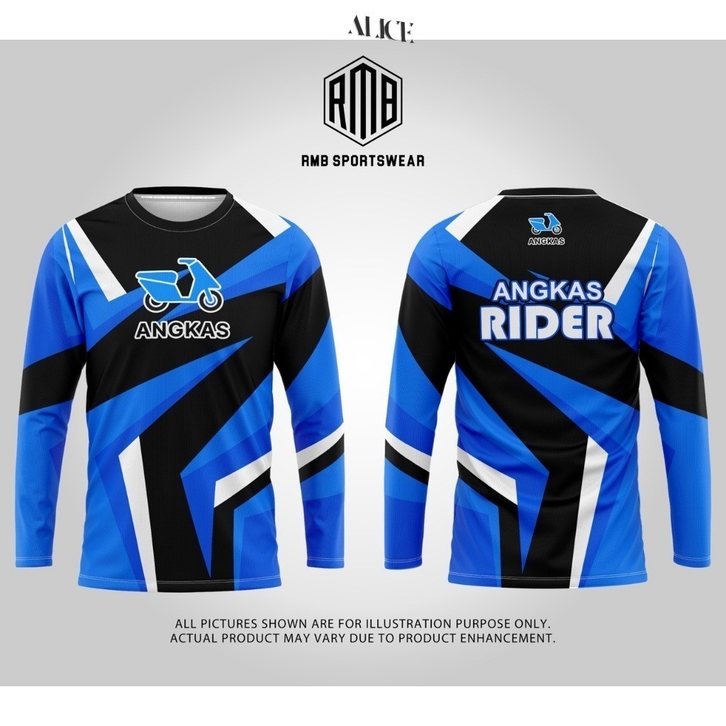 Alice -- ANGKAS Long Sleeve Motorcycle Rider Uniform | Shopee Philippines
