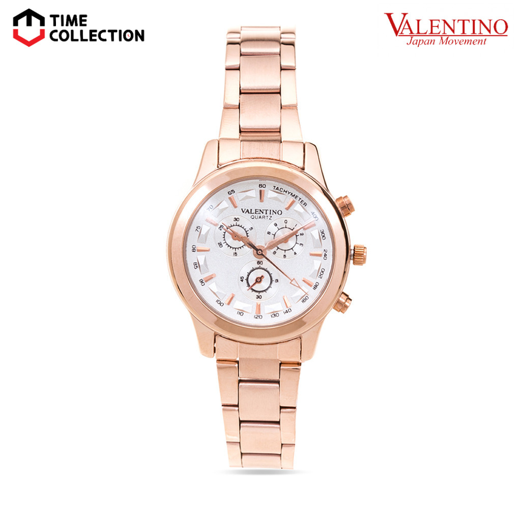Valentino 20121936-SILVER DIAL Analog Stainless Band Watch for Women ...
