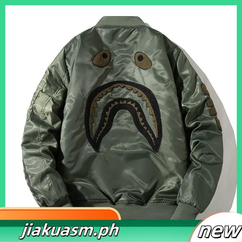 2019 Top New bap aape Men's Baseball uniform skateboard Jacket | Shopee ...