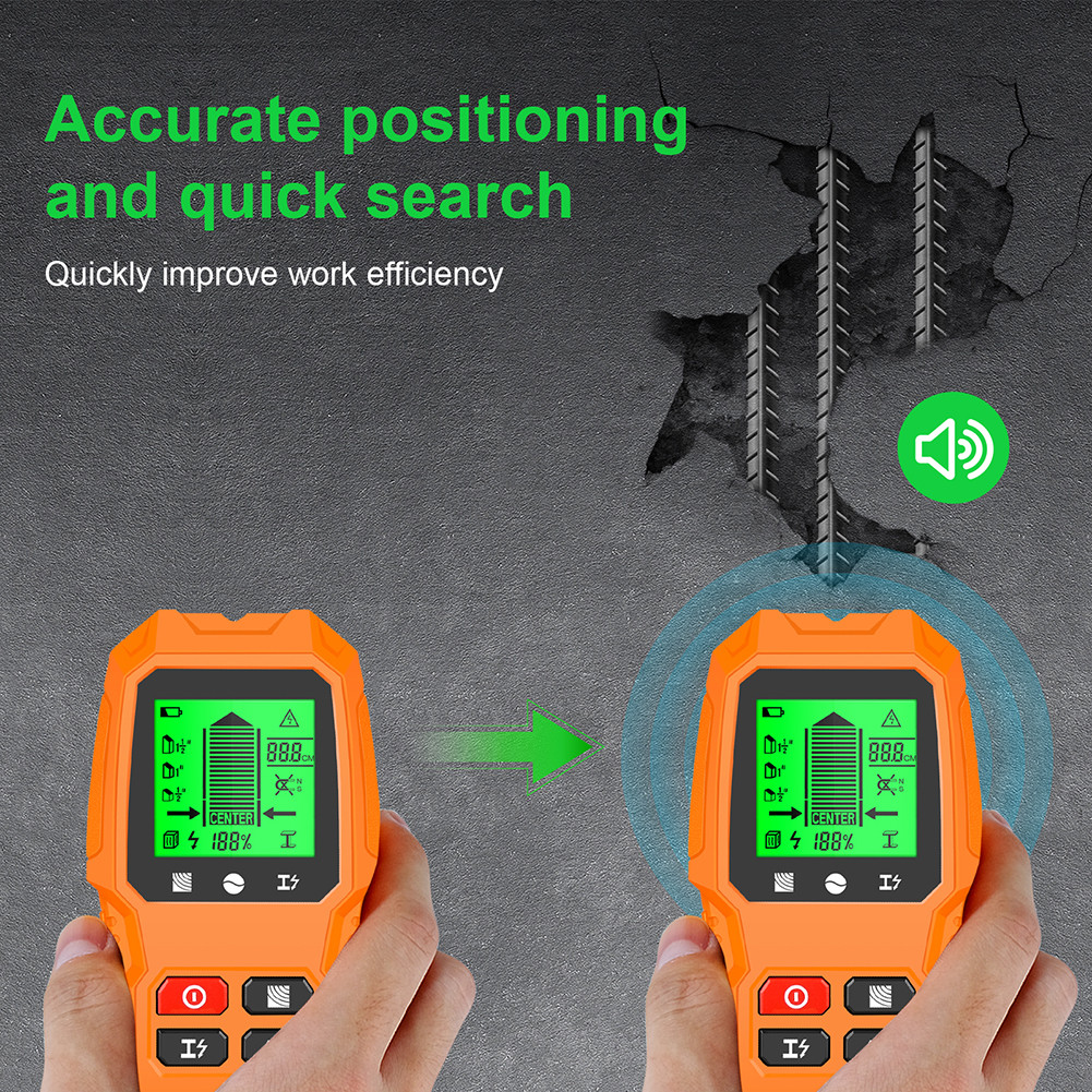 High Accuracy 7 in 1 Electric Stud Finder with LCD Display Multi ...