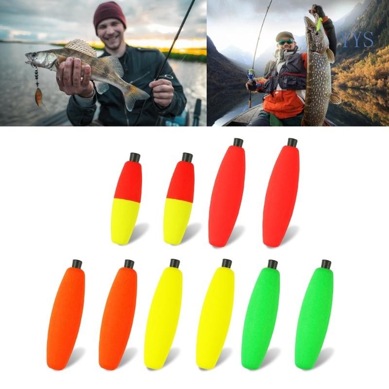 YYS 30Pcs Foams Bobbers Rig Fishing Corks Fishing Bobbers Fishing Float ...