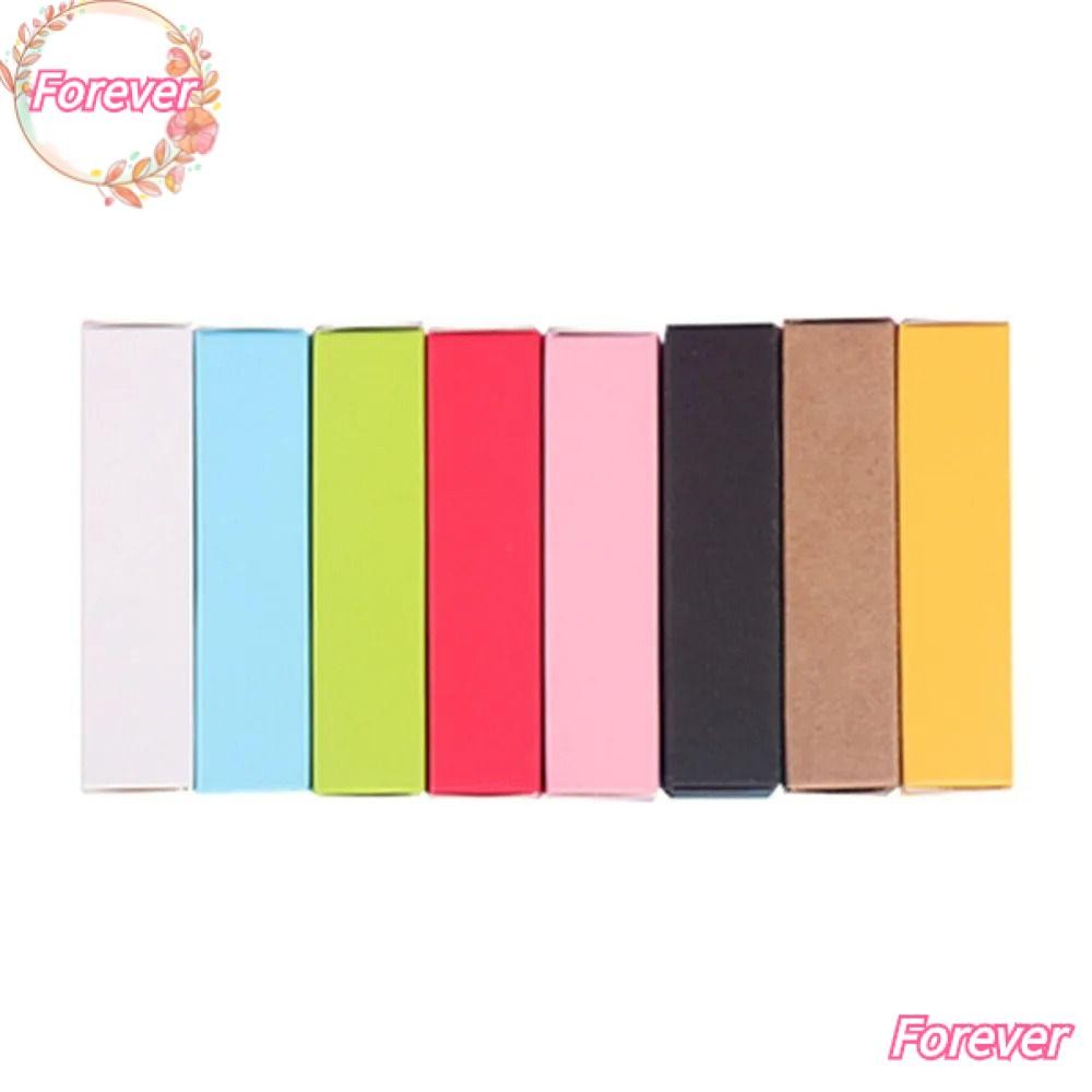 FOREVER 50pcs/Lot Lip Balm Tube Packaging Box, Small Gift Package ...