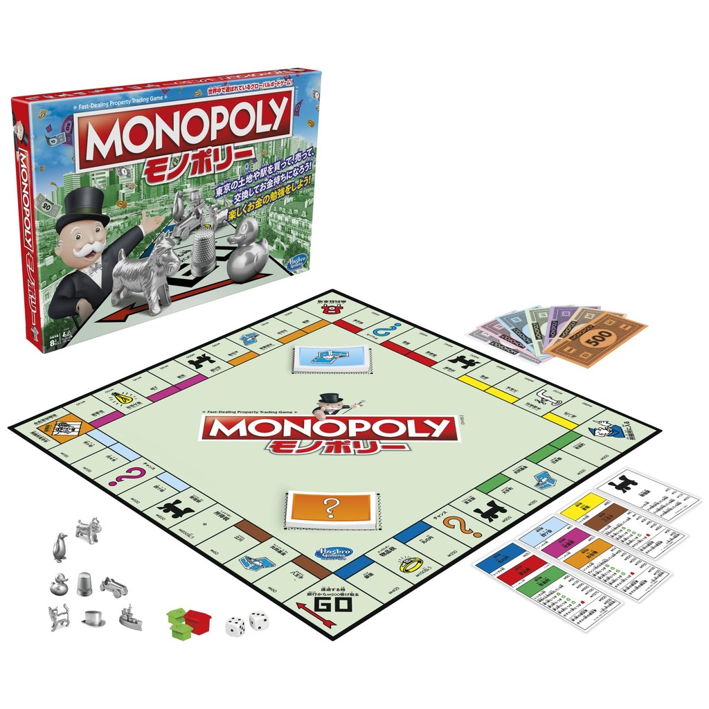 Hasbro Monopoly Classic Renewal Tokyo Edition Board Game, Popular for ...