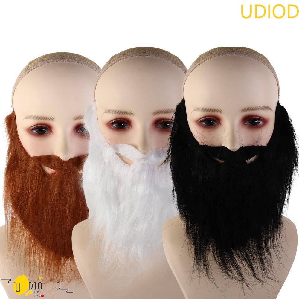 UDIOD Realistic Fake Beard, Artificial Beard Fake Beard Halloween Fake ...