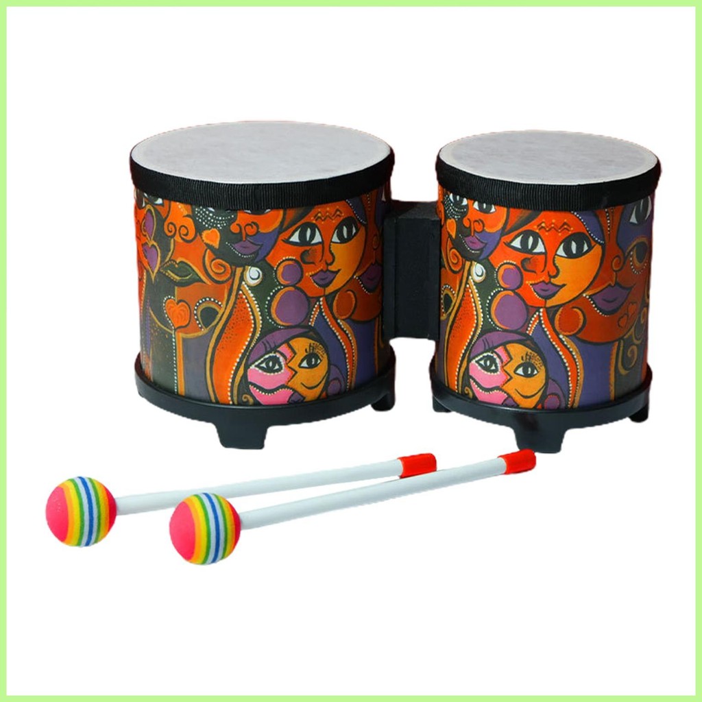 Bongo Drums Adults Kids Drum Set Percussion Instrument Musical Toy Kids ...