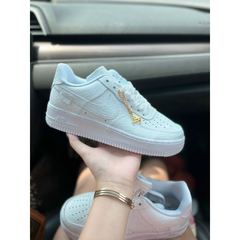 Nike Air Force 1 low x Louis happycbotton monogram brown AF1 LV Louis ...