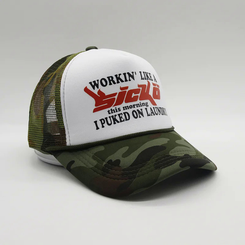 IAN CONNOR SICKO TRUCKER HAT American Retro Truck Hat Baseball Cap ...
