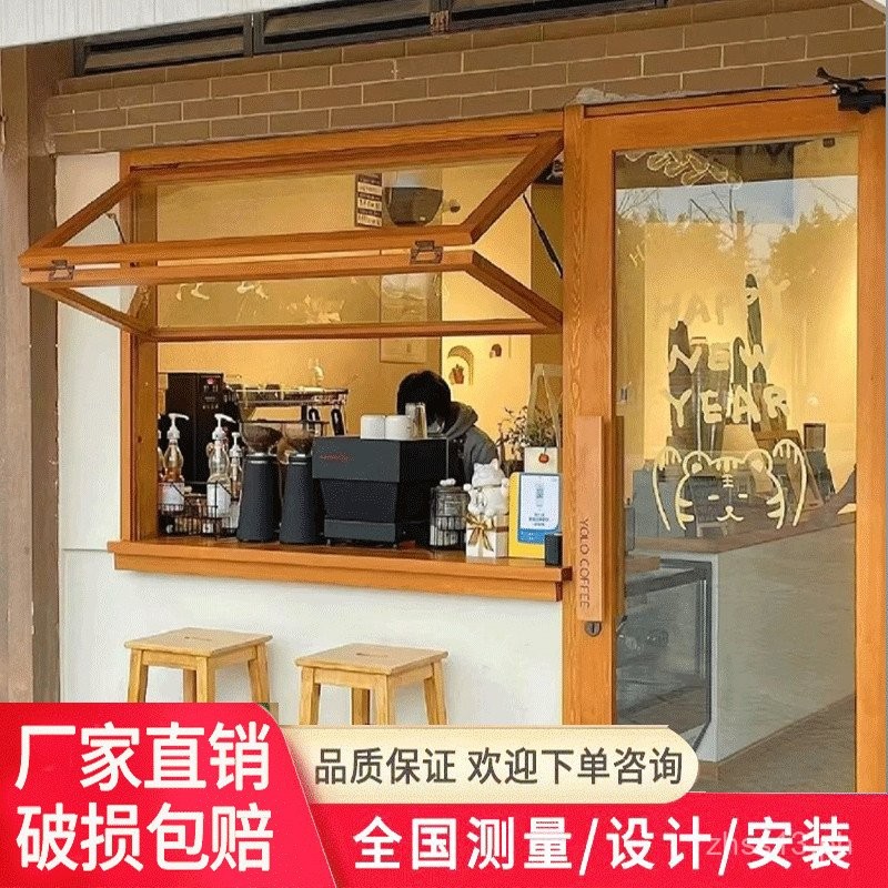 Trendy Folding Window Sliding Window Café Door Window Shop Door Solid ...