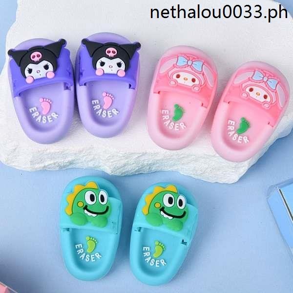 Creative Kuromi Cute Slippers Student Eraser Cartoon Elementary School ...