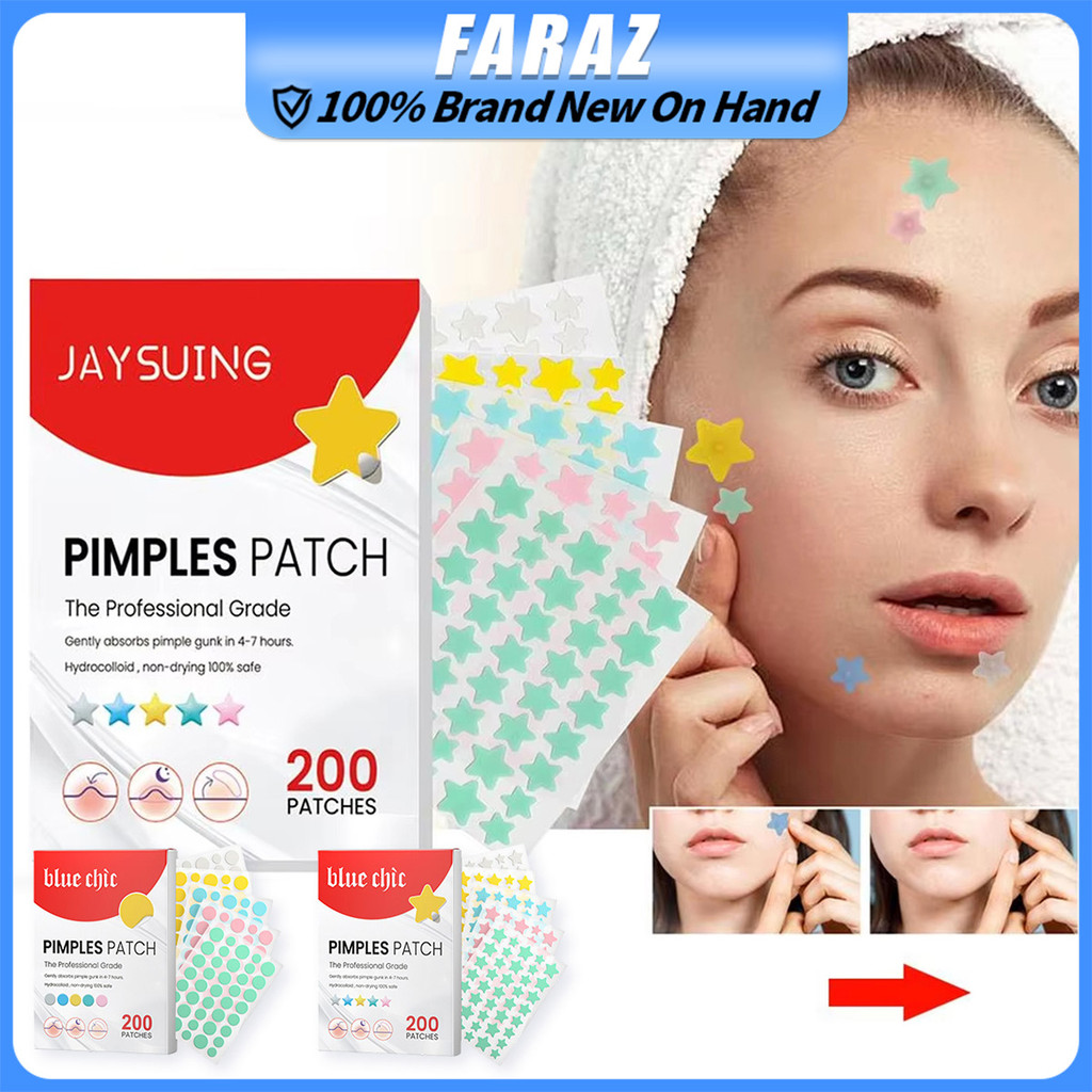 Star Round Pimple Patch Colorful Spot Stickers Blemishes Pimple Patch ...