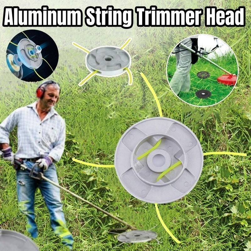 Grass Cutter Aluminum Disc String Trimmer Head With Nylon Line ...